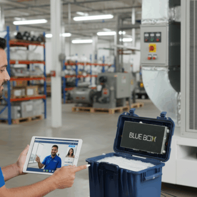 Blue Box | Self Cleaning HVAC Coils & Bio Automation Solutions